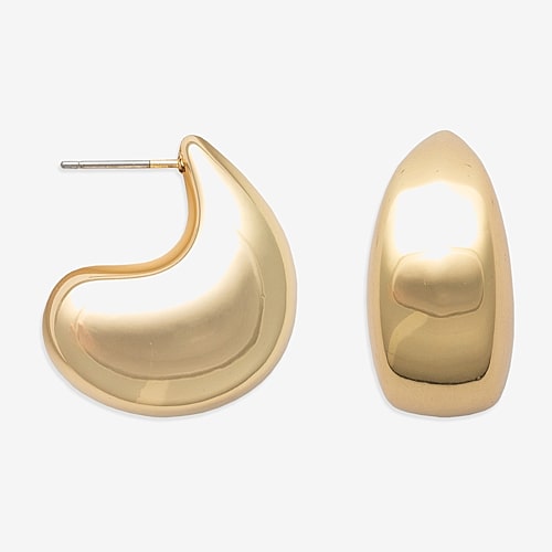 Click here for Bold Elements Gold Tone Womens Drop Earrings  One... prices