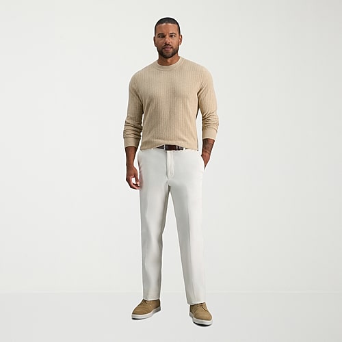 Click here for Haggar Stretch Corduroy Mens Classic Fit Flat Fron... prices