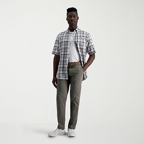 Click here for Haggar Life Khaki Comfort Chino Mens Straight Fit... prices