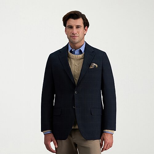 Click here for Haggar JMH Glen Plaid Mens Plaid Regular Fit Sport... prices
