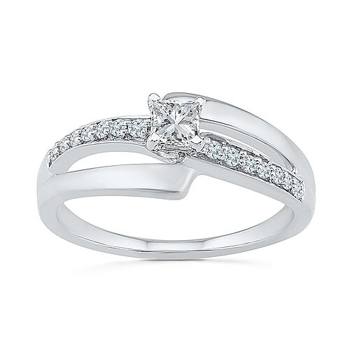 Click here for Womens 1/3 CT. T.W. Natural White Diamond 10K Gold... prices