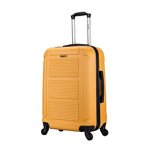 InUSA Pilot 24 Inch Hardside Lightweight Checked Spinner Luggage  One Size  Orange