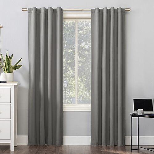 Click here for Cyrus Thermal 100 Blackout Back Tab Curtain Panel... prices