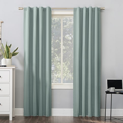 Click here for Cyrus Thermal 100 Blackout Back Tab Curtain Panel... prices