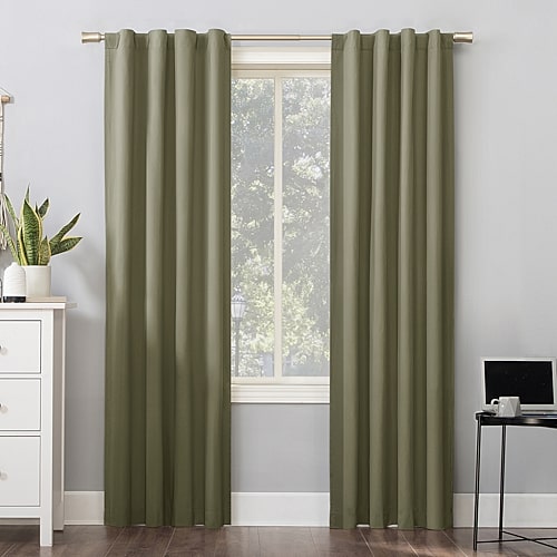 Click here for Cyrus Thermal 100 Blackout Back Tab Curtain Panel... prices