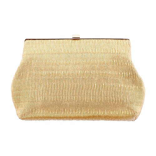 Click here for I. Miller Nilly Pleated Frame Evening Bag  One Siz... prices