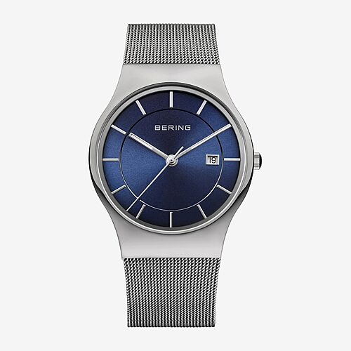 Click here for Bering Mens Gray Mesh Bracelet Watch-11938-003  On... prices