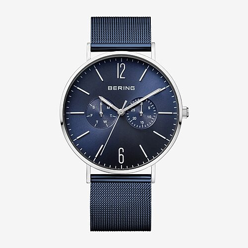 Click here for Bering Mens Multi-Function Blue Stainless Steel Br... prices