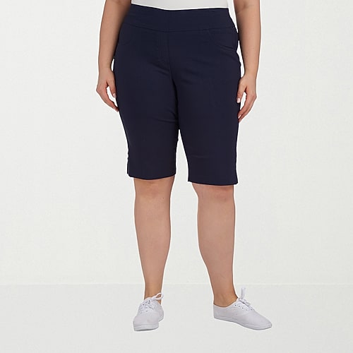 Click here for Hearts Of Palm Womens Plus Straight Mid Rise Skimm... prices