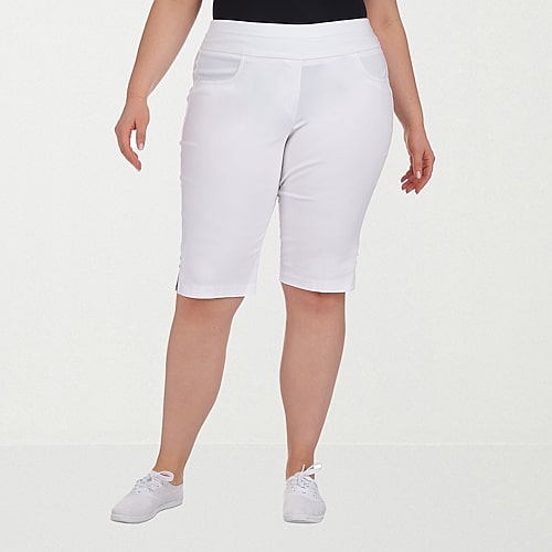 Click here for Hearts Of Palm Womens Plus Straight Mid Rise Skimm... prices