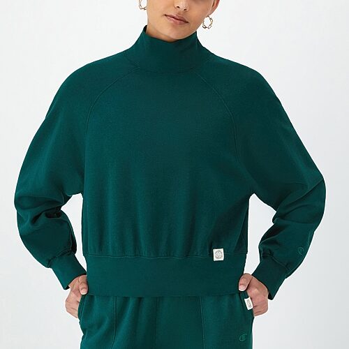 Click here for Champion Womens Long Sleeve Mock Neck Top  Large... prices