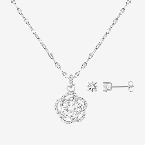 Click here for HADLEY & ROW Womens Cubic Zirconia Pure Silver Ove... prices