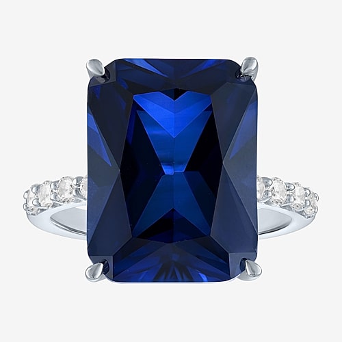 Click here for Womens Lab Created Blue Sapphire Sterling Silver S... prices