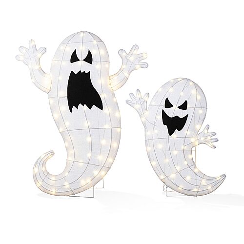 Click here for Glitzhome Lighted Halloween 2.5d Ghosts Family Out... prices
