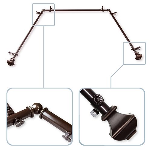 Click here for Rod Desyne Marion Bay Window Rod  One Size  Brown prices