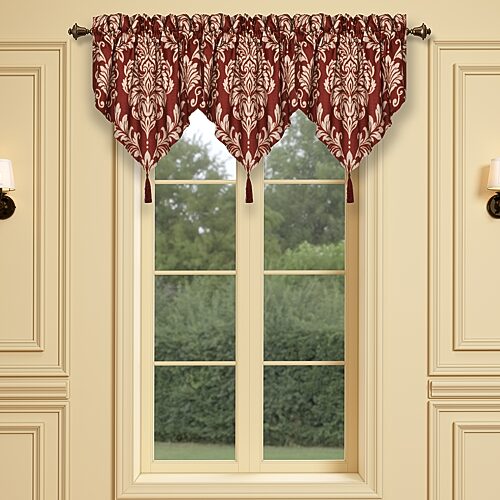 Click here for Royal Court Lazia Damask Window Ascot Valance - 21... prices