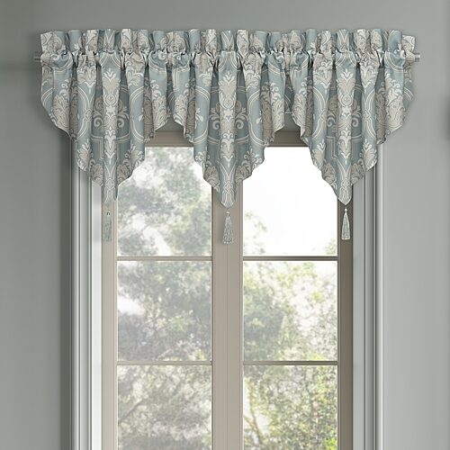 Click here for Royal Court Tranquilty Rod Pocket Ascot Valance  O... prices