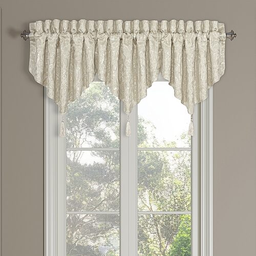 Click here for Queen Street Coralie Rod Pocket Ascot Valance  One... prices