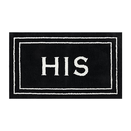 Click here for Mohawk Home Knitted His Bath Mat  One Size  Black prices