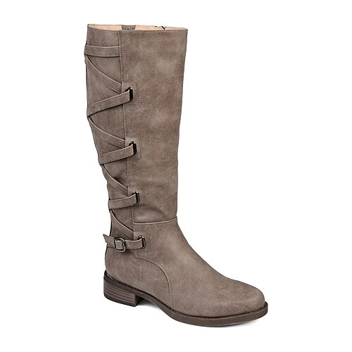 Click here for Journee Collection Womens Carly Wide Calf Stacked... prices