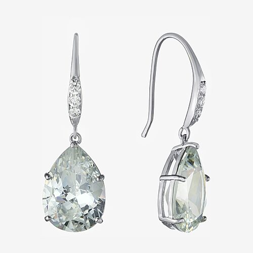 Click here for Sparkle Allure Womens Cubic Zirconia Pure Silver O... prices