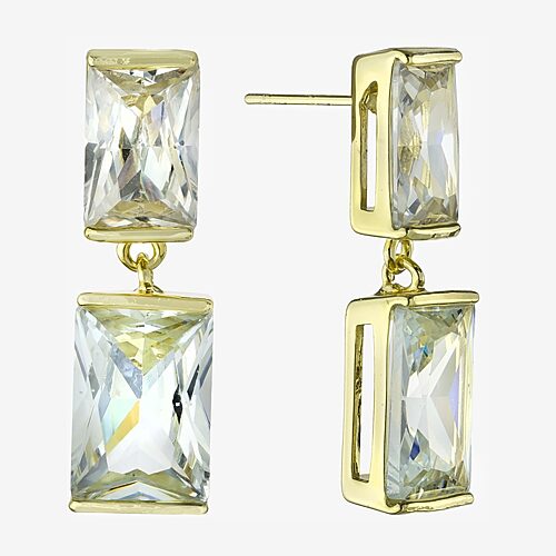 Click here for Sparkle Allure Womens Crystal 14K Gold Over Brass... prices