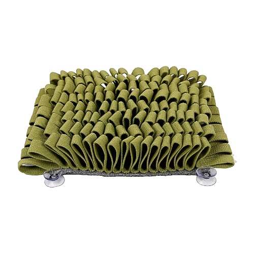 Pet Life Sniffer Grip Interactive Anti-Skid Suction Snuffle Dog Feeding Mat  One Size  Green