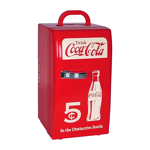 Click here for Coca-Cola Retro 18 Can Mini Fridge AC/DC Portable... prices