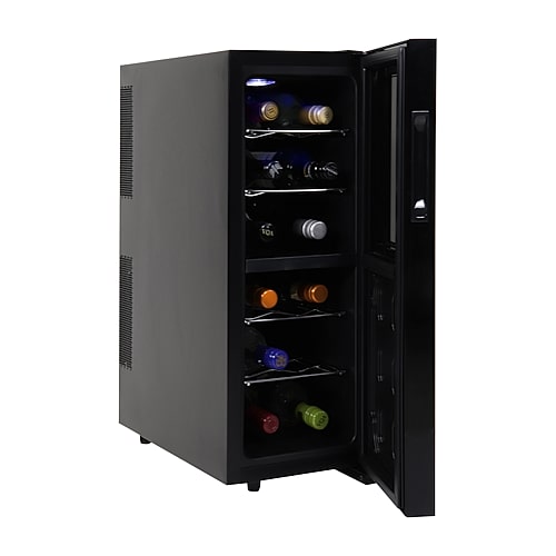 Click here for Koolatron 12 Bottle Dual Zone Wine Cooler Freestan... prices