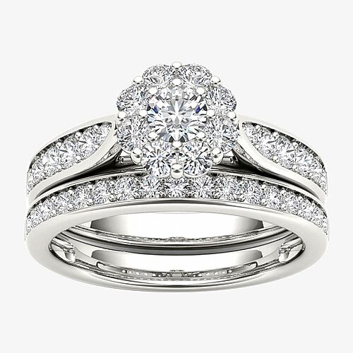Click here for Womens 1 CT. T.W. Natural White Diamond 14K Gold R... prices