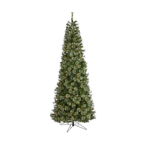 Click here for Nearly Natural Cashmere Slim Faux 9 Foot Pre-Lit C... prices