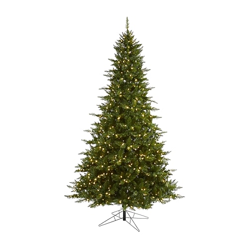 Click here for Nearly Natural Vermont Faux 9 Foot Pre-Lit Spruce... prices