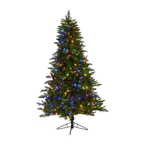 Click here for Nearly Natural Faux 6 1/2 Foot Pre-Lit Spruce Chri... prices
