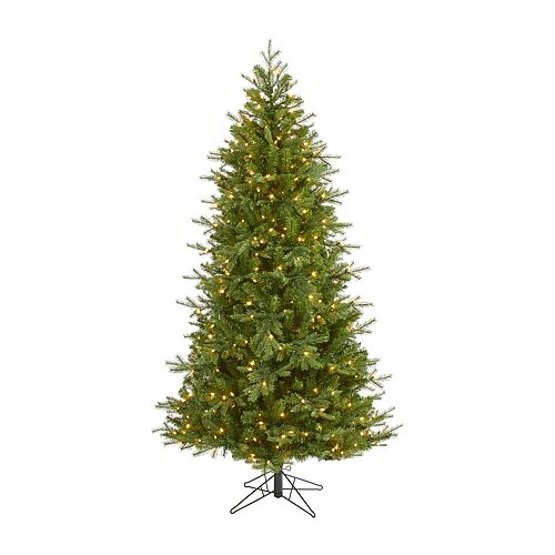 Click here for Nearly Natural Vienna Faux 7 Foot Pre-Lit Fir Chri... prices