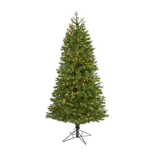 Click here for Nearly Natural Faux 6 1/2 Foot Pre-Lit Spruce Chri... prices