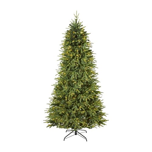 Click here for Nearly Natural Vancouver Faux 7 Foot Pre-Lit Fir C... prices