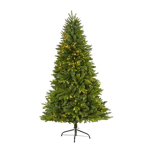 Click here for Nearly Natural Sun Valley 6 Foot Pre-Lit Fir Chris... prices