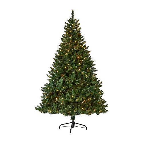 Click here for Nearly Natural Northern Rocky Faux 7 Foot Pre-Lit... prices