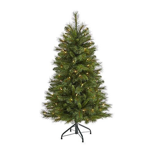 Click here for Nearly Natural Mountain 4 Foot Pre-Lit Pine Christ... prices