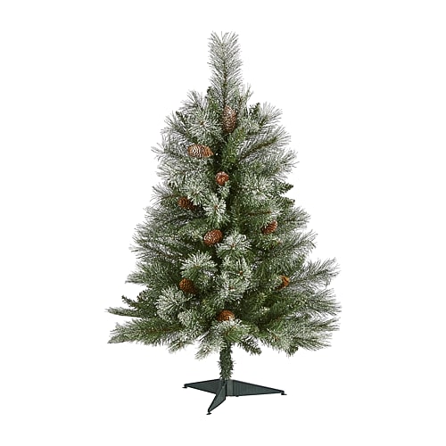Click here for Nearly Natural Snowed Mountain 3 Foot Pine Christm... prices
