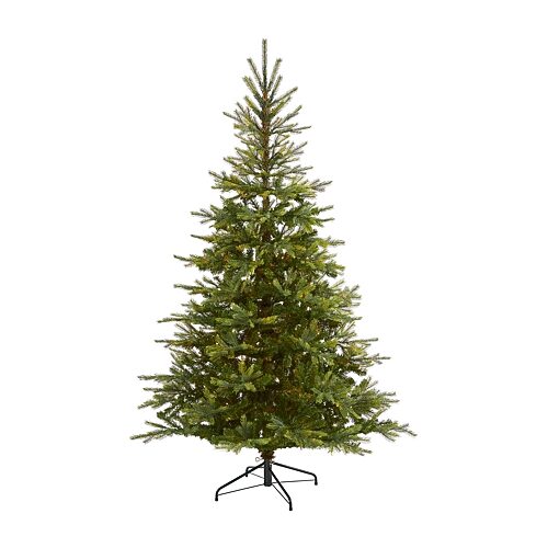 Click here for Nearly Natural 7 Foot Spruce Christmas Tree  One S... prices