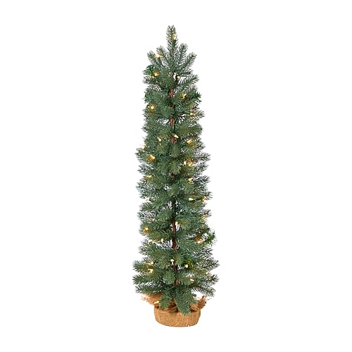 Click here for Nearly Natural Faux Burlap 3 Foot Pre-Lit Pine Chr... prices