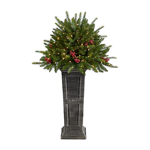 Click here for Nearly Natural Faux 4 Foot Pre-Lit Christmas Tree... prices