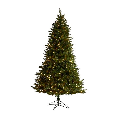 Click here for Nearly Natural Faux 7 1/2 Foot Pre-Lit Spruce Chri... prices
