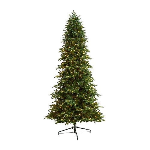 Click here for Nearly Natural Faux 9 Foot Pre-Lit Fir Christmas T... prices