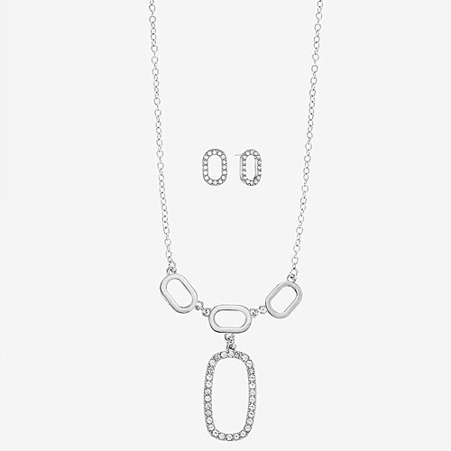 Click here for Liz Claiborne Y Necklace And Stud Earring Womens G... prices
