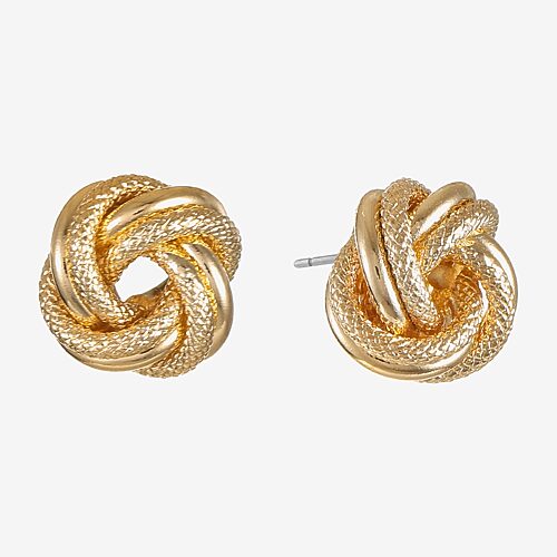 Click here for Monet Jewelry Knot 14mm Stud Earrings  One Size  Y... prices