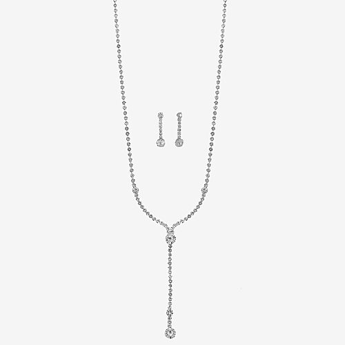 Click here for Monet Jewelry Timeless Silver Tone Lariant Necklac... prices