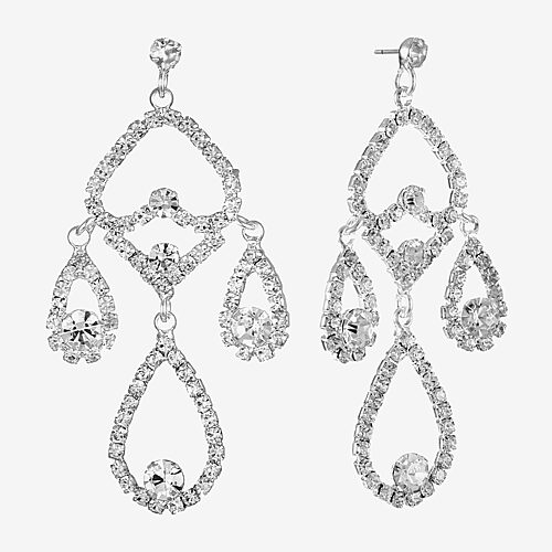 Click here for Monet Jewelry Timeless Silver Tone Womens Glass Hy... prices