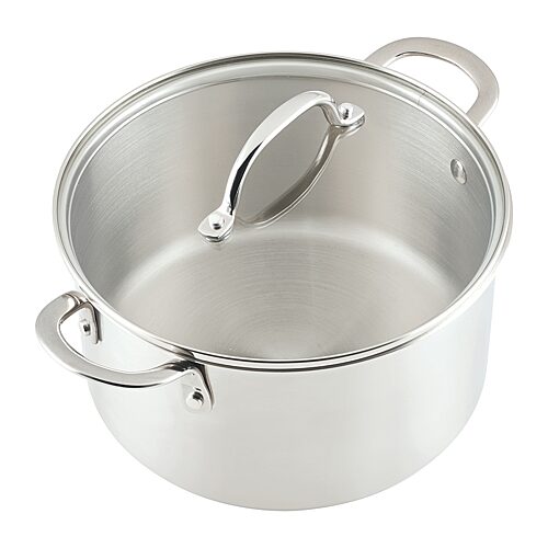 Click here for Rachael Ray Stainless Steel 6-qt. Stockpot  One Si... prices